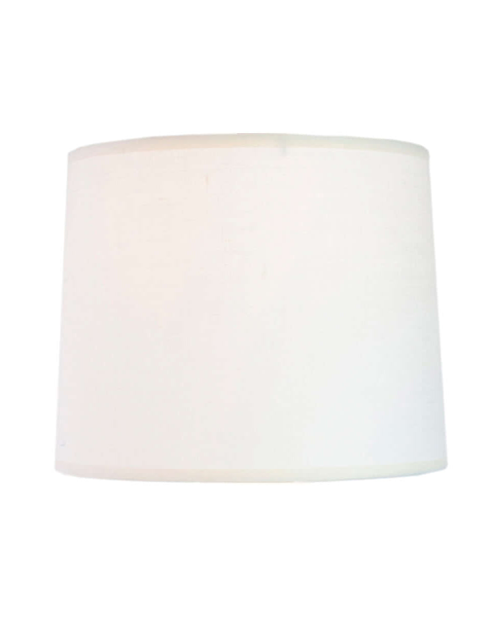Shade: 10" off-white linen lamp shade