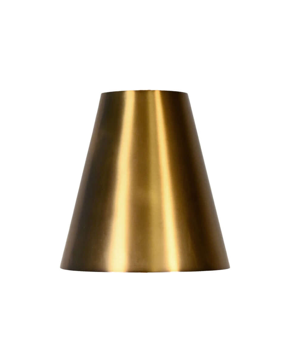 Shade: Brass Metal 8" lamp shade