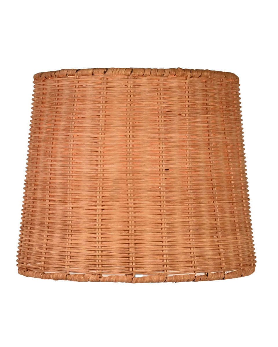 Shade: Rattan 10" lamp shade