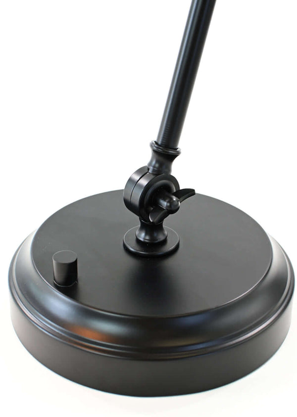 Onyx Cordless Task Lamp - Black Metal - Rechargeable battery