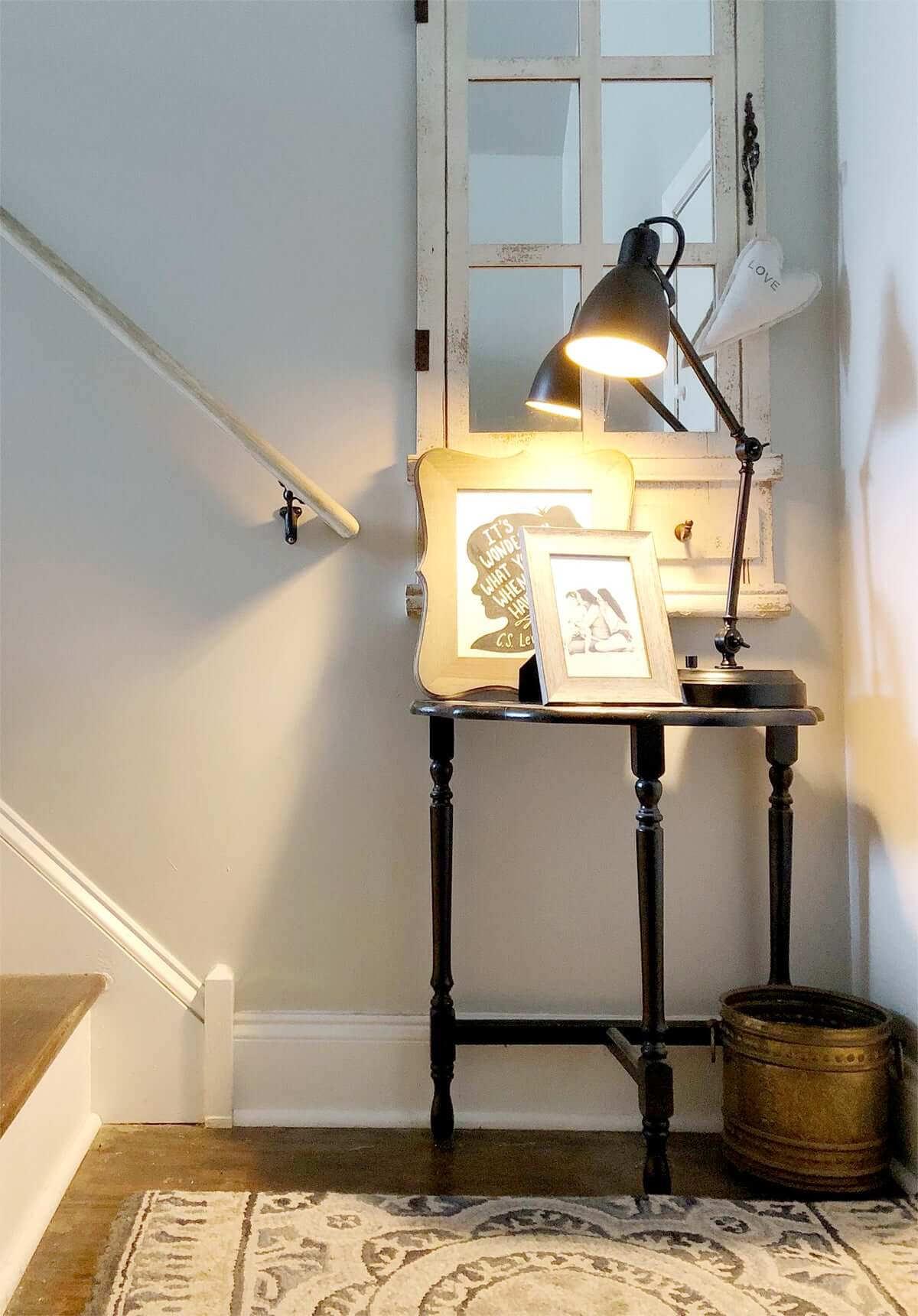 Onyx Cordless Task Lamp - Black Metal - Rechargeable battery